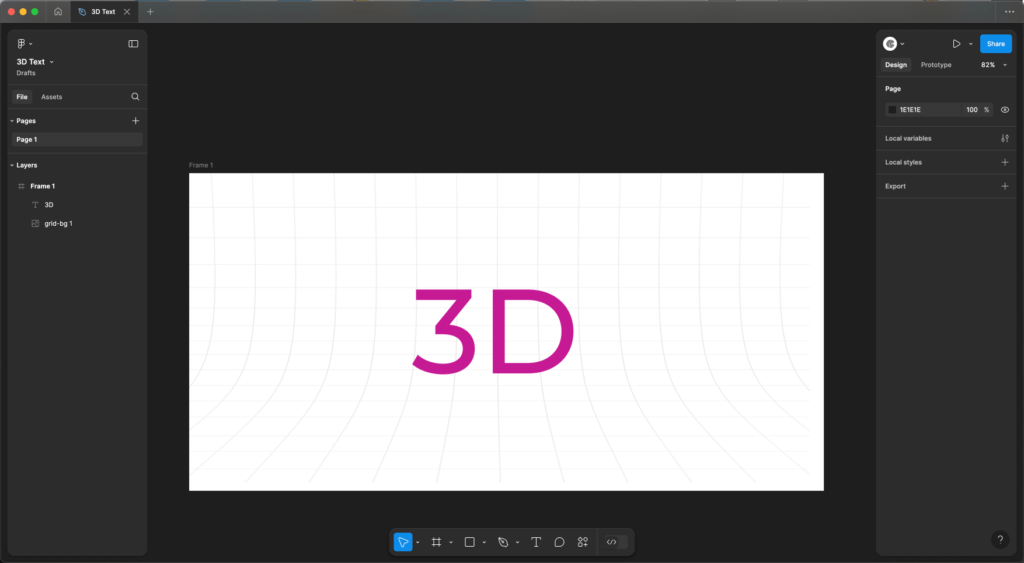 How to Create an Interactive 3D Isometric Text in Figma - Ema Ghanam
