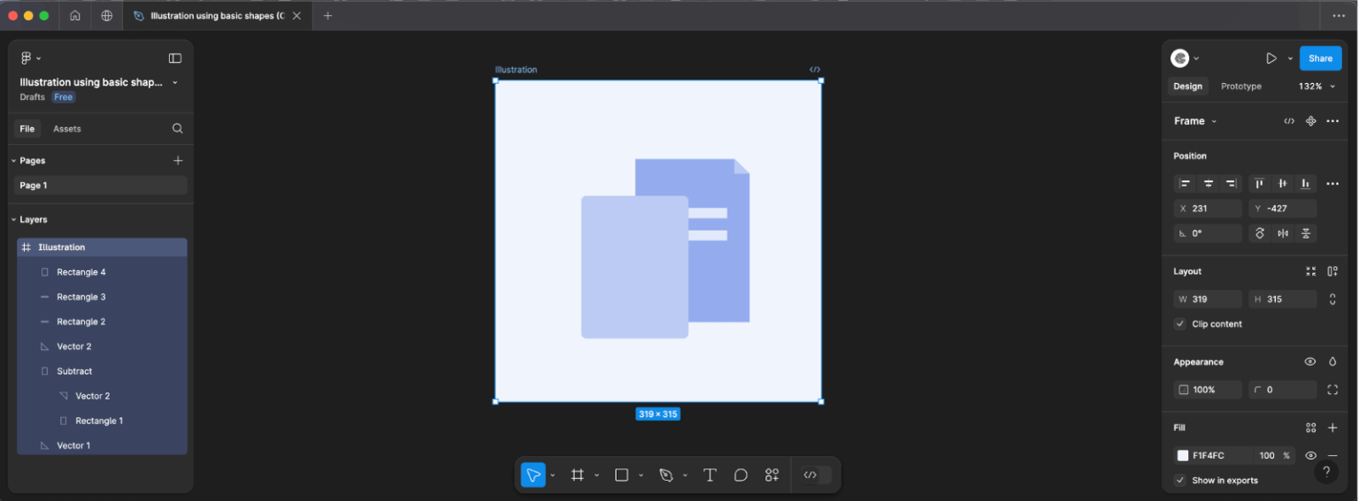 Creating Illustrations Using Basic Shapes in Figma - Ema Ghanam